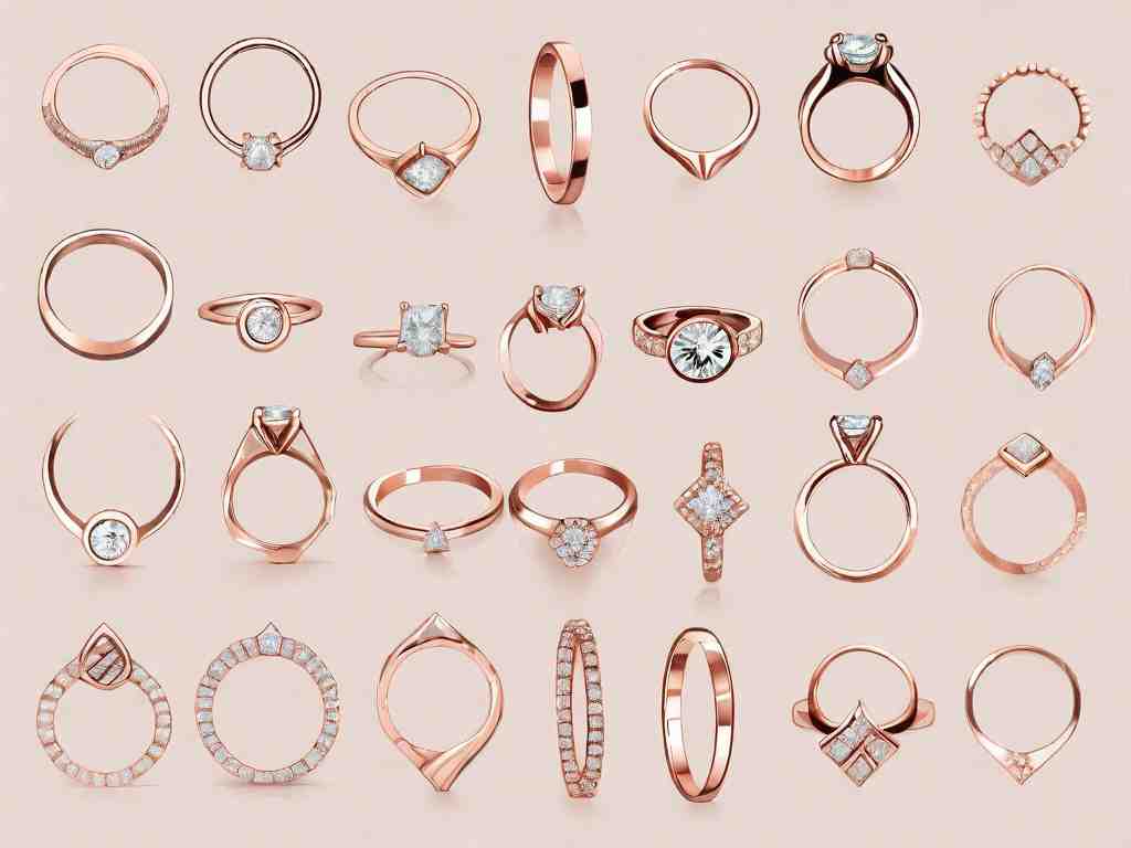 Sparkling Rose Gold Rings: 10 Engagement Ring Ideas for Your Pinterest