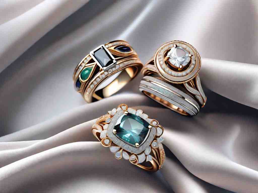 Stacked Rings: The Ultimate Bridal Accessory Inspiration