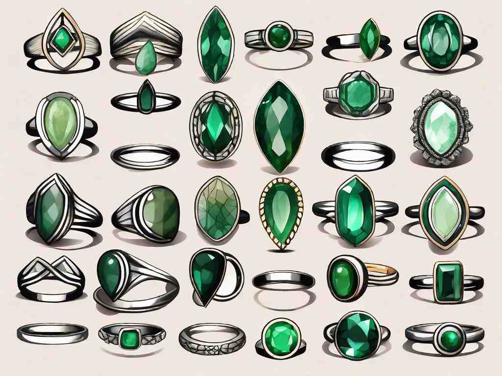 Green Gemstone Rings: 12 Beautiful Picks