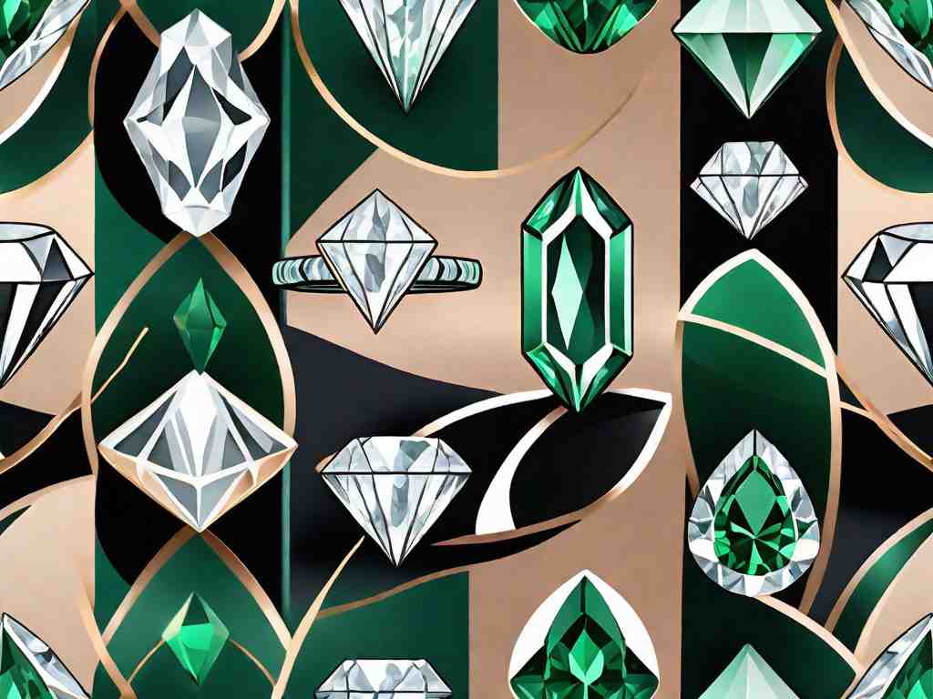 Sparkling Emeralds: 8 Diamond Rings to Admire