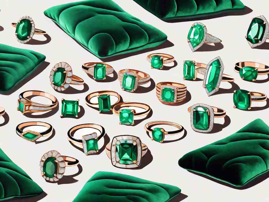 Sparkling Emeralds: 8 Diamond Rings That Will Take Your Breath Away