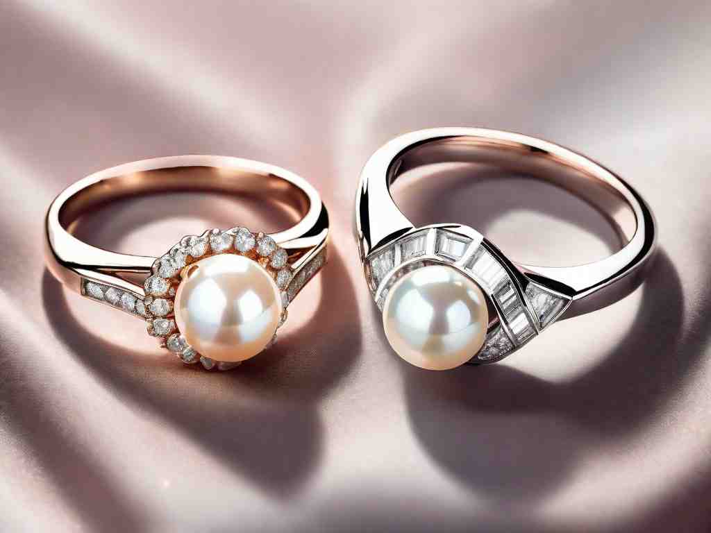Pearl vs. Diamond Engagement Rings