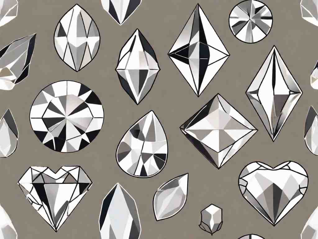 What are fancy shapes in diamonds, and how do they differ from round d