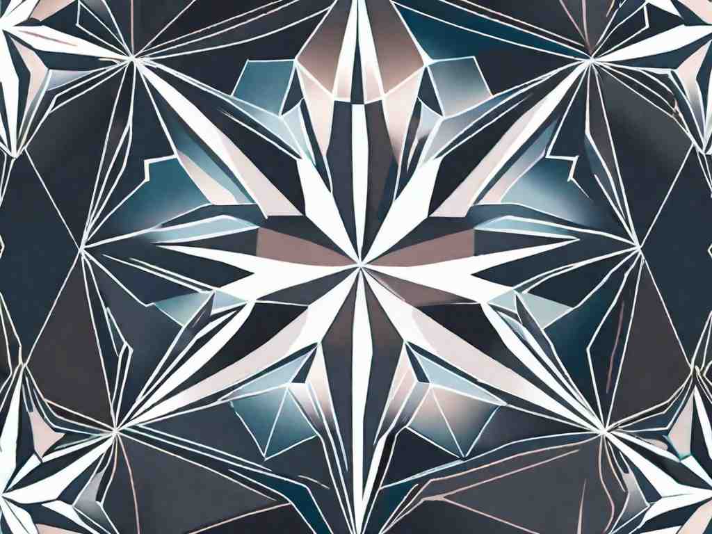 What is the significance of a diamond's star facet pattern?
