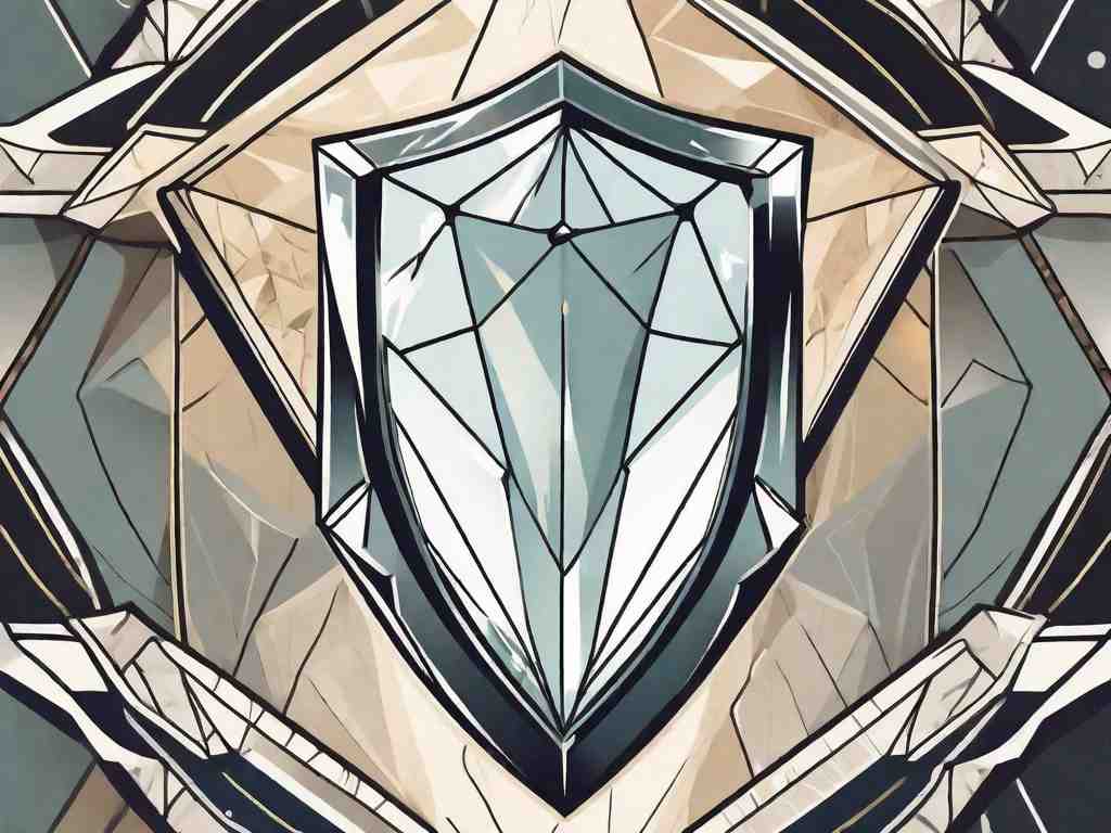 What are shield diamonds, and how do they resemble protective shields?